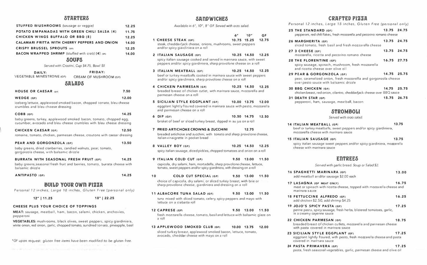 Italian Lunch Menu by Jake Smith - Flipsnack