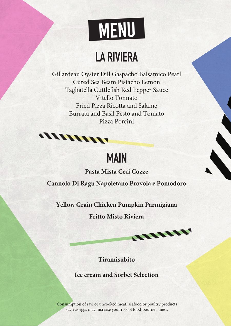 TS La Riviera Menu by W Dubai - The Palm - Flipsnack