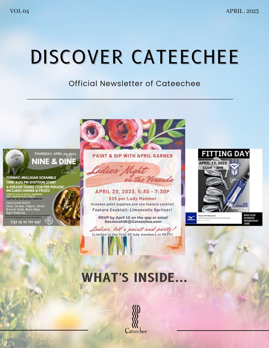 April 2023 Newsletter by Greg Rushing - Flipsnack