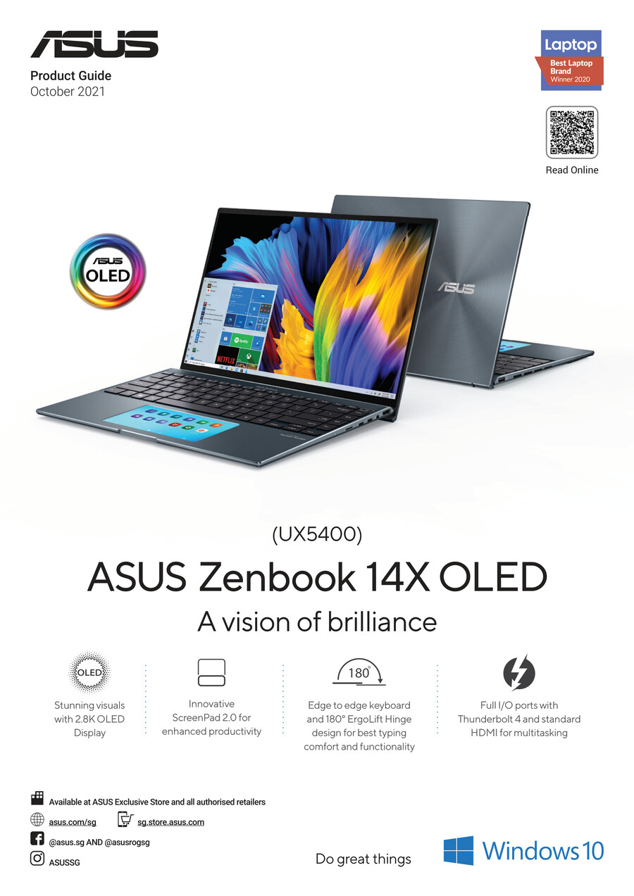 ASUS Product Guide (Singapore) - Oct 2021 by ASUS