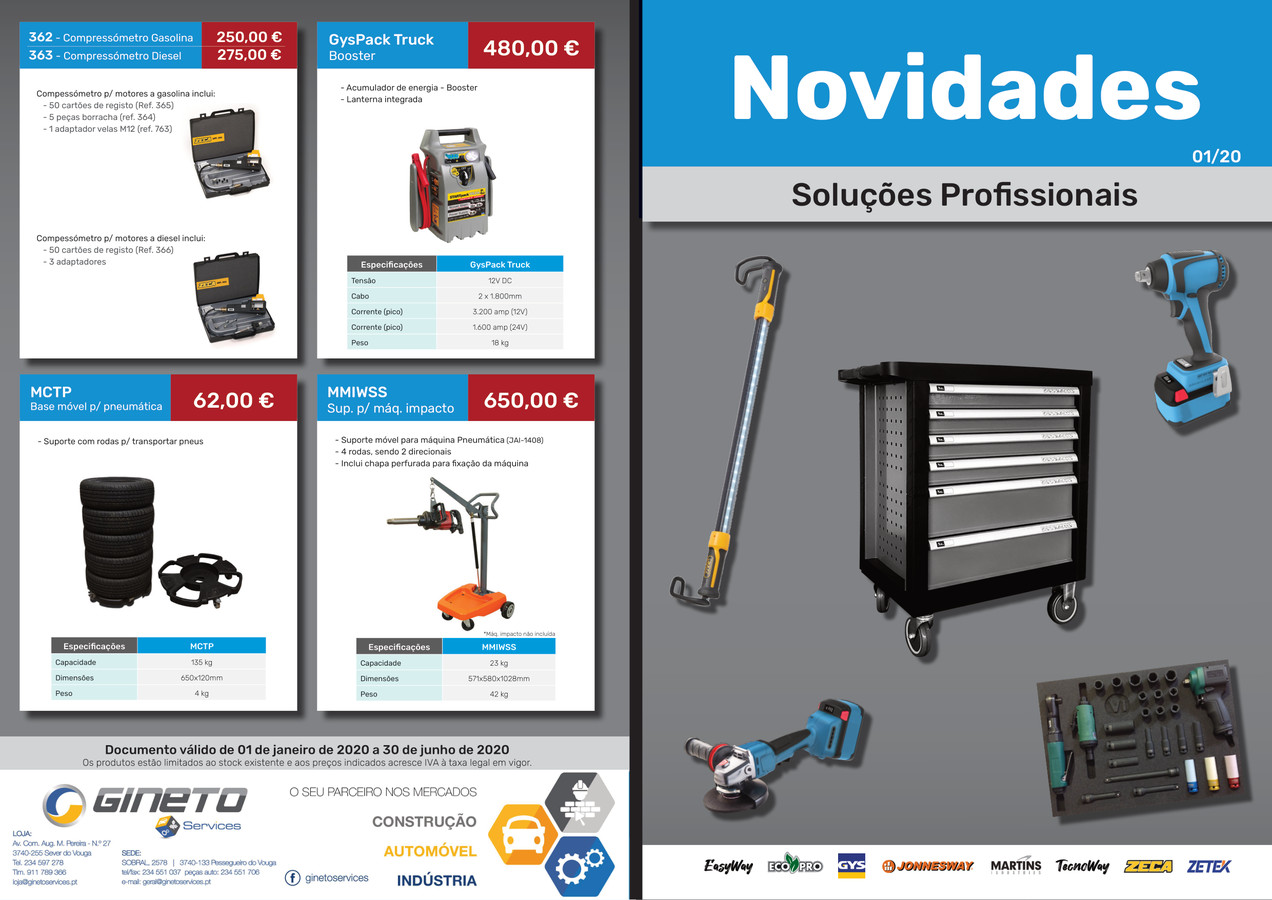 Catálogo - Novidades 2020 by Gineto Services - Flipsnack