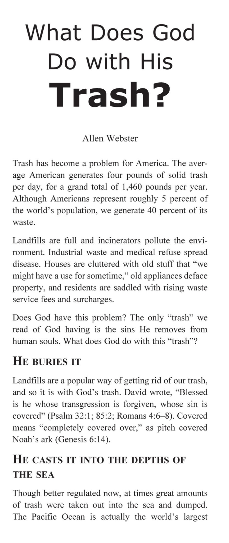 163-god do with his trash by House to House Heart to Heart ... - Flipsnack