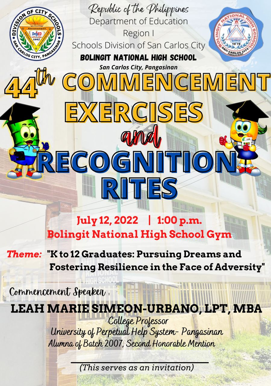 44TH COMMENCEMENT EXERCISES AND RECOGNITION RITES.pdf 2 by Roldan Dela ...