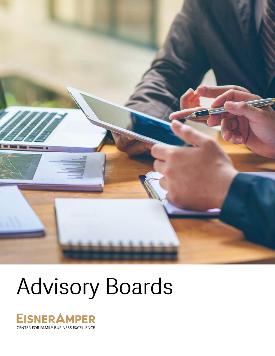 Advisory Boards by EisnerAmper