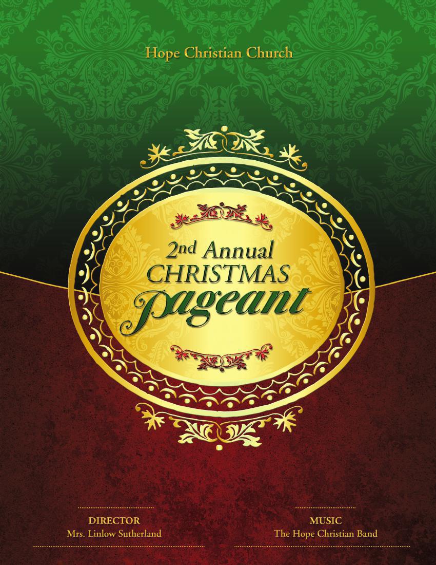 Christmas Event Program Cover Template by Michael Taylor - Flipsnack