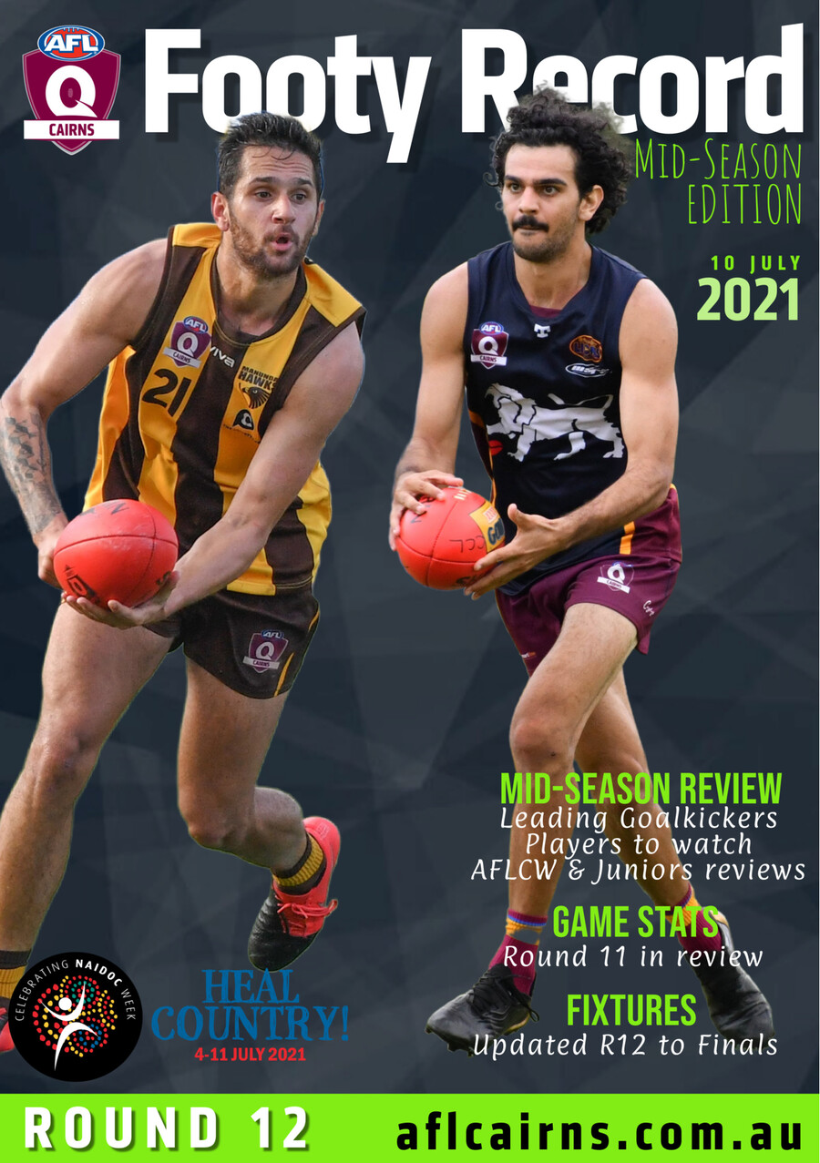 Mid-Season Footy Record 2021 by AFLCairns - Flipsnack