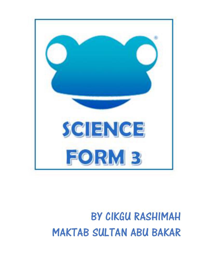 MIND MAP SCIENCE FORM 3 by rashimah - Flipsnack