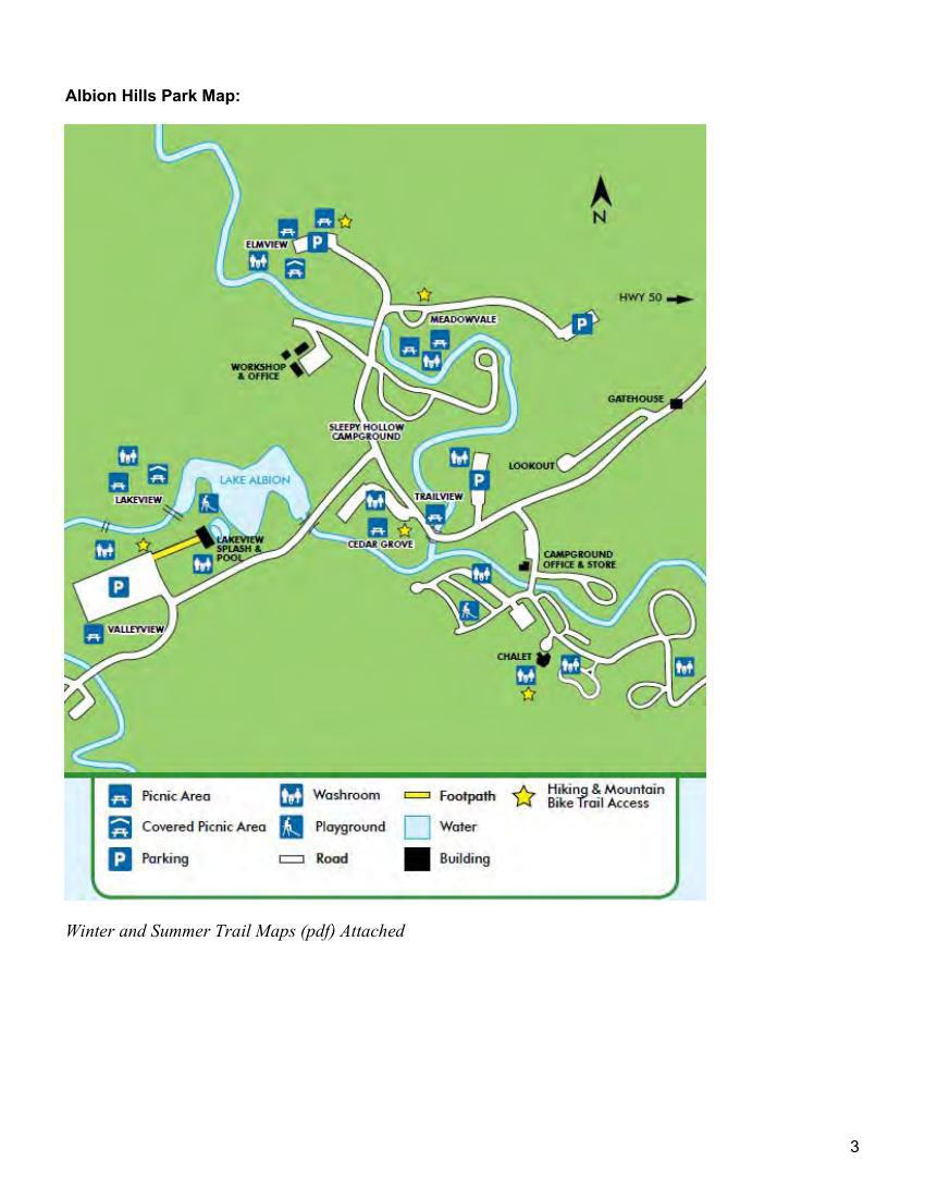 Albion Hills Conservation Area Map and Trails by... - Flipsnack
