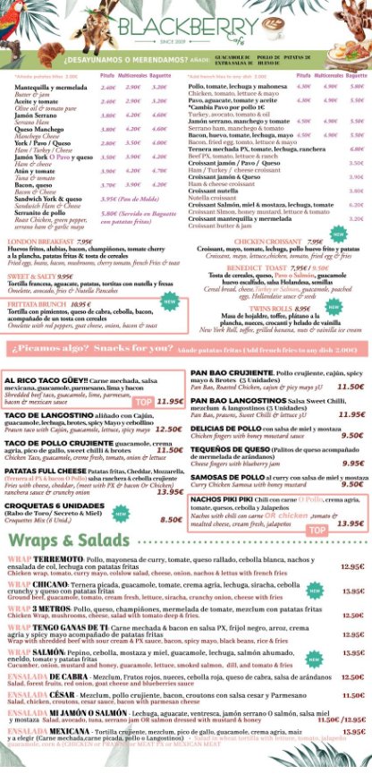 FOOD MENU by Blackberry Café - Flipsnack