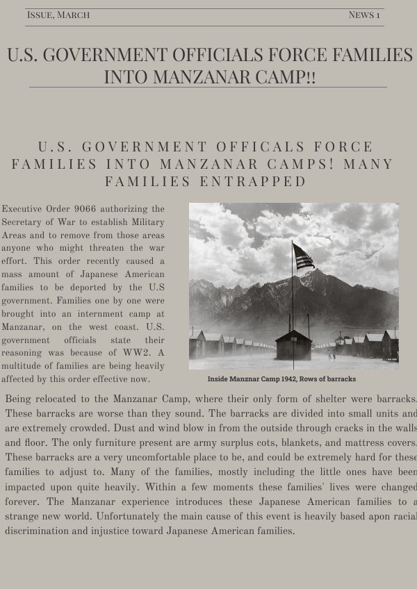 Farewell to Manzanar | Newspaper by Oscar Ponce - Flipsnack