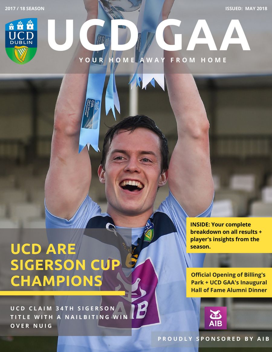 UCD GAA Magazine 2017/18 by... - Flipsnack