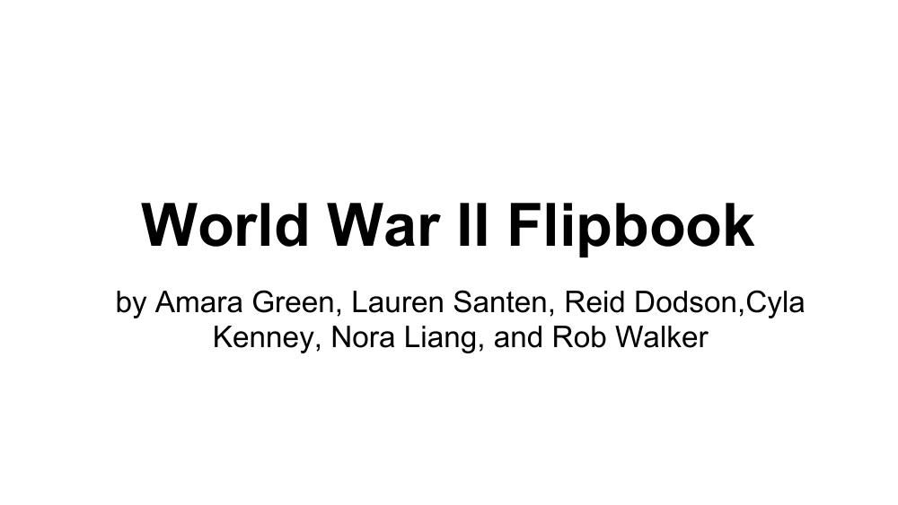 WW2 Flipbook by pwalker96 - Flipsnack