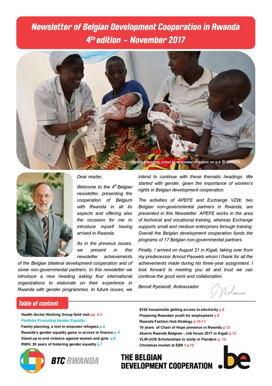 4th edition - Newsletter of Belgian Development Cooperation by BTC ...