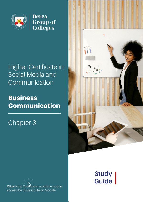 HC in SMC: Business Communication Chapter 3 by E-Publishing - Flipsnack