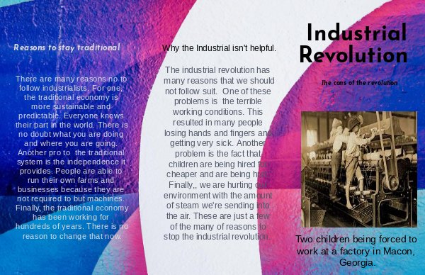 Industrial Revolution Brochure- Part 1 by Lauren - Flipsnack