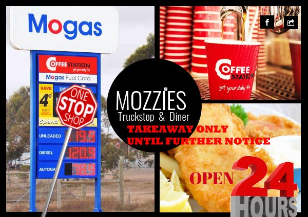 Mozzies Truckstop & Diner :: Menu :: Ceduna Online by Ceduna Online ...