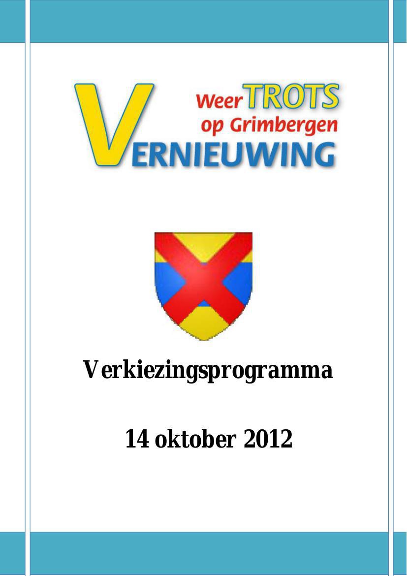 Programma Vernieuwing 2012 by Vernieuwing... - Flipsnack