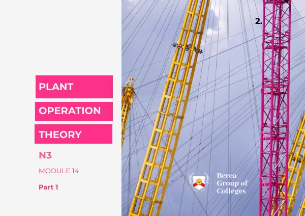 Plant Operation Theory N3 Module 14: Part 1 by E-Publishing