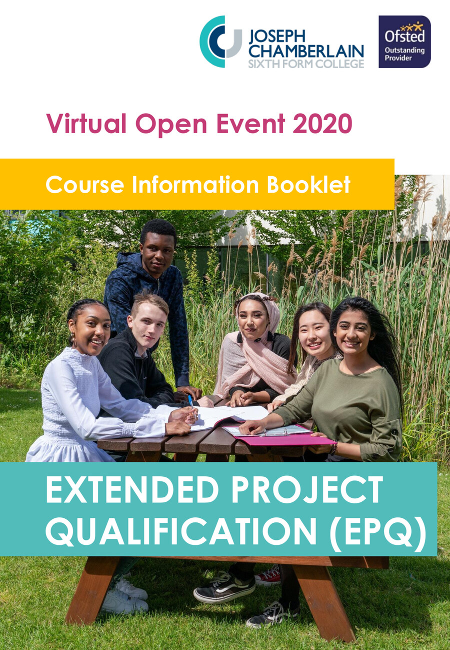 Open Event 20 Subject Booklet EPQ by JC College - Flipsnack