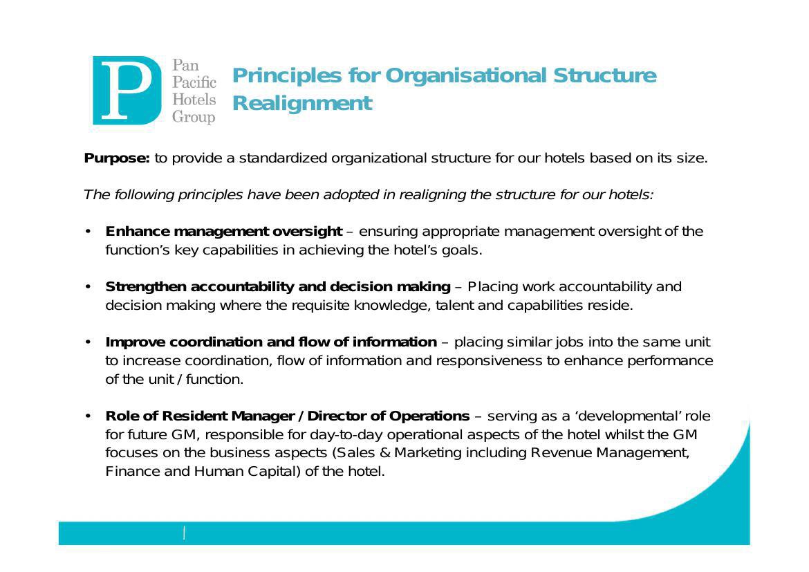 Principles - Organisational Structure Realignment by Febrina Hilman Tan ...