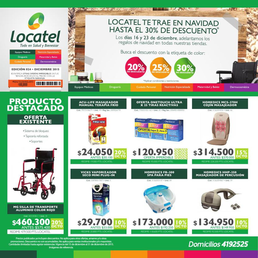 Volante promocional diciembre by Locatel Colombia - Flipsnack