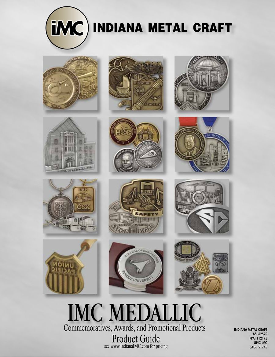 Indiana Metal Craft Medallic Product Guide by Larry Campbell - Flipsnack