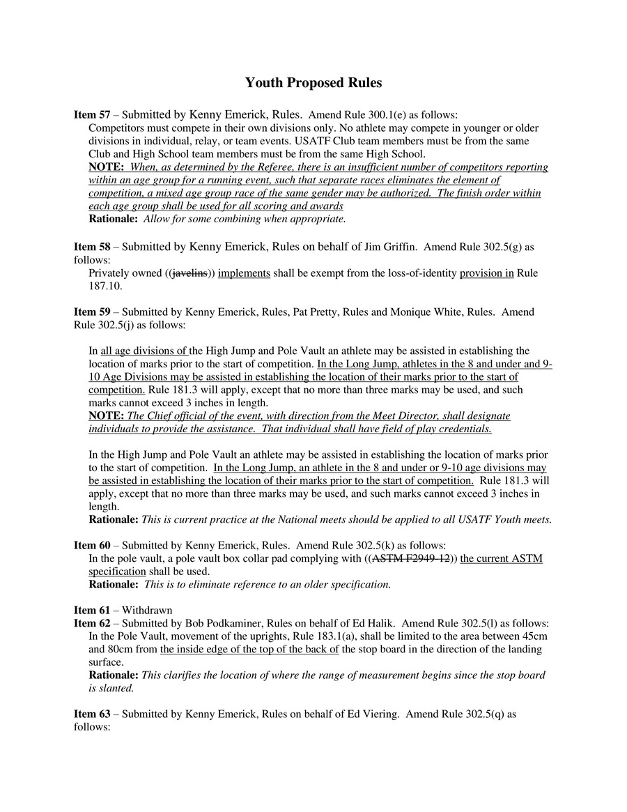 Item 57 to 70 youth rules by sarah.linehan - Flipsnack