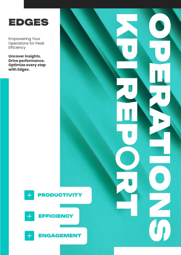 Operations KPI report by Flipsnack templates - Flipsnack