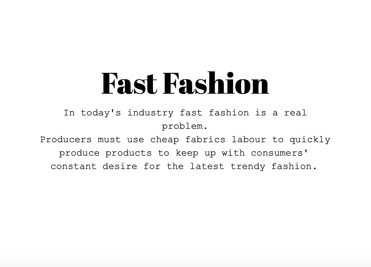 Fast fashion flipbook by Mietta Walker - Flipsnack