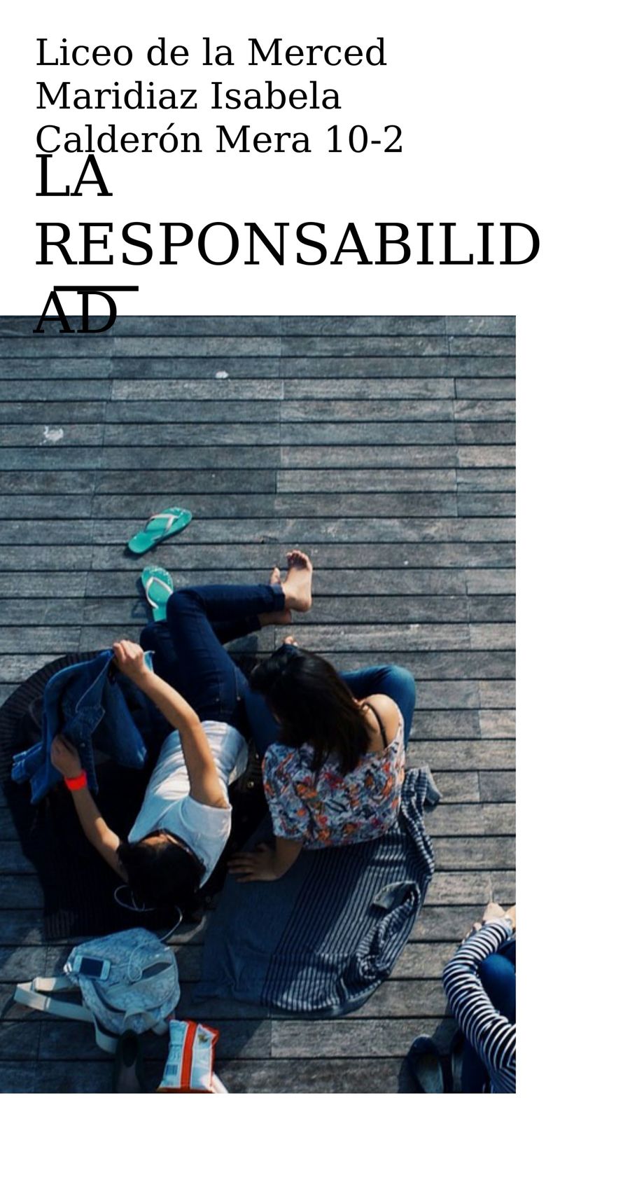 La responsabilidad by Isabela Calderon... - Flipsnack