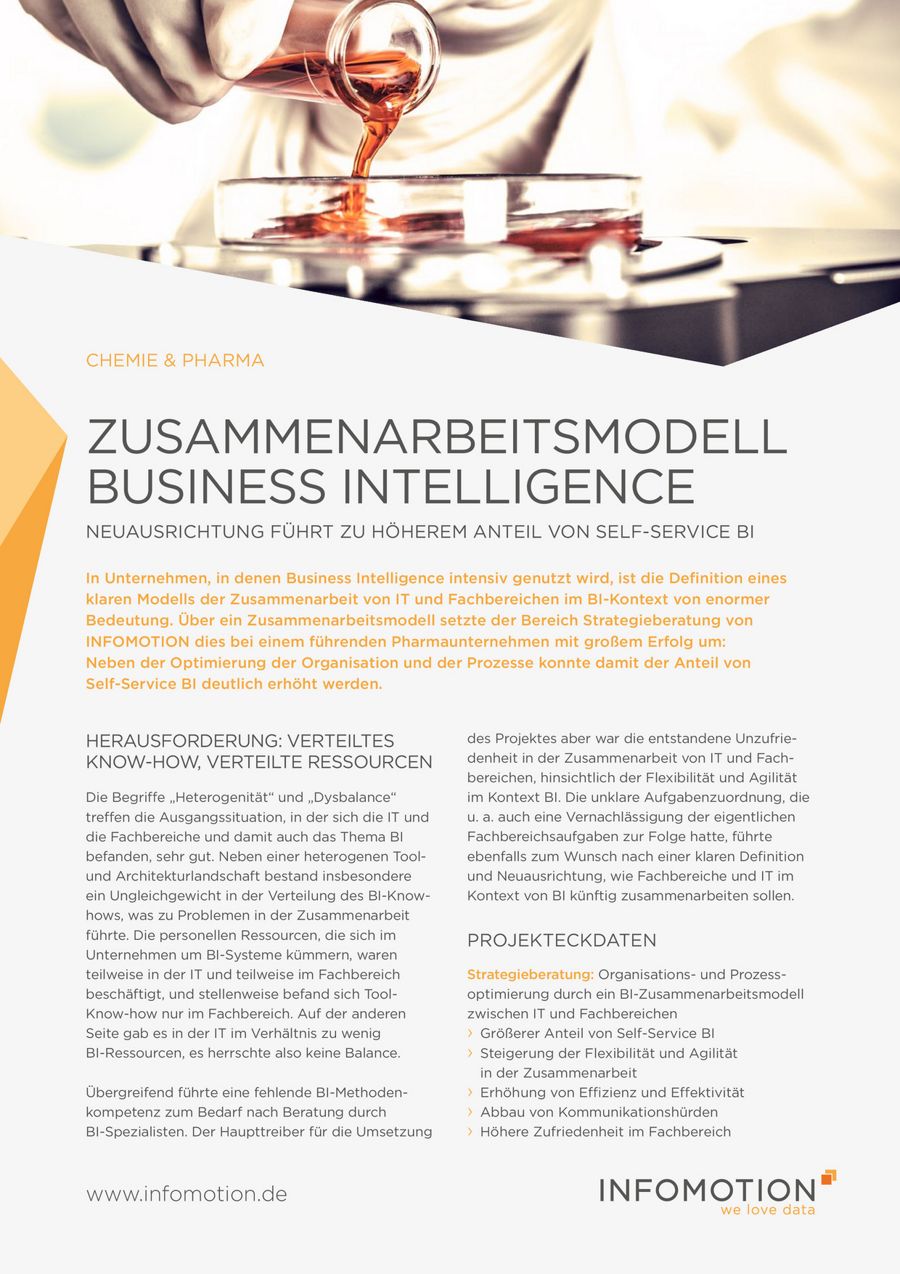 Factsheet Zusammenarbeitsmodell Business Intelligence by INFOMOTION ...