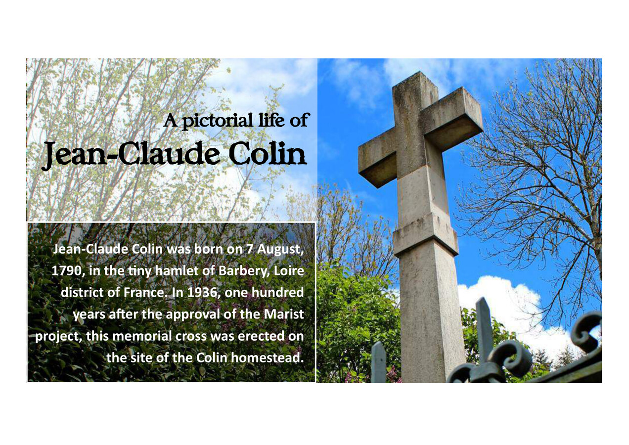 Pictorial life of Jean-Claude Colin by Ron Nissen - Flipsnack