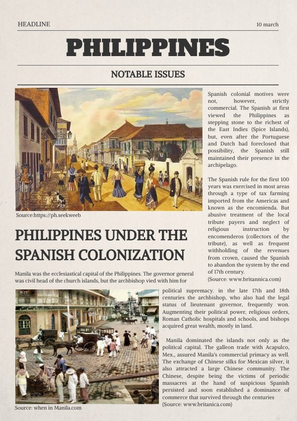 PHILIPPINES (SPANISH COLONIZATION) by ajhay - Flipsnack