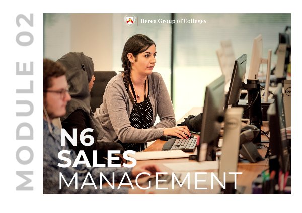 Sales Management N6 - Module 2 by E-Publishing - Flipsnack