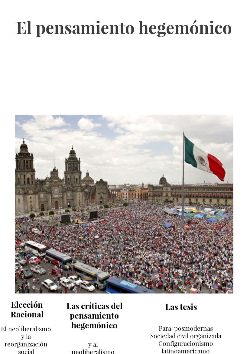 Democracia, globalización y pensamiento hegemónico by etica - Flipsnack