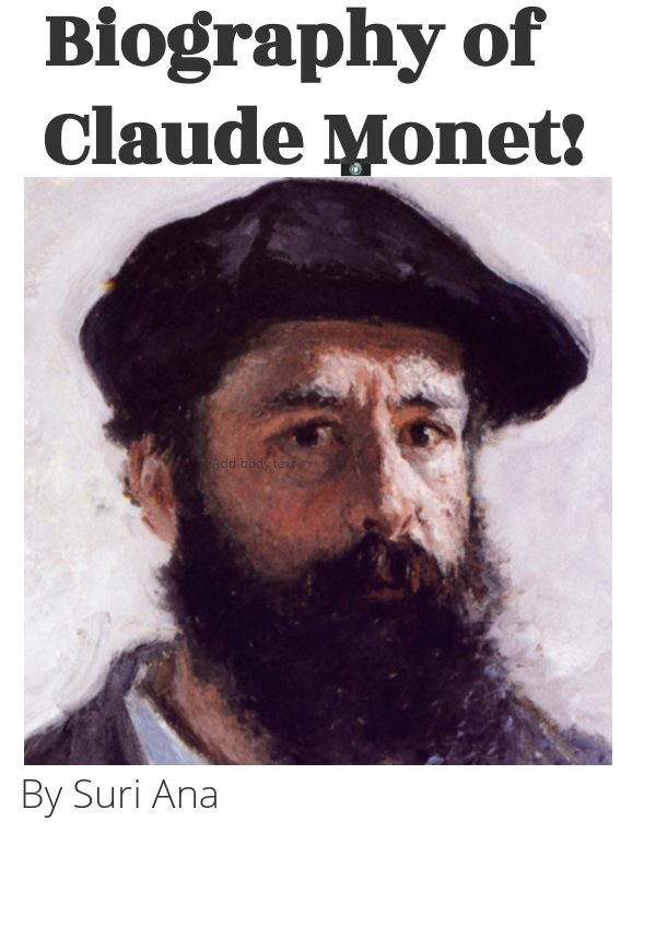Biography of Claude Monet by Maciej Borucki - Flipsnack
