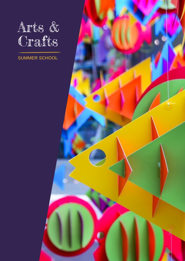 Colorful Art Class Brochure Template by Flipsnack templates - Flipsnack