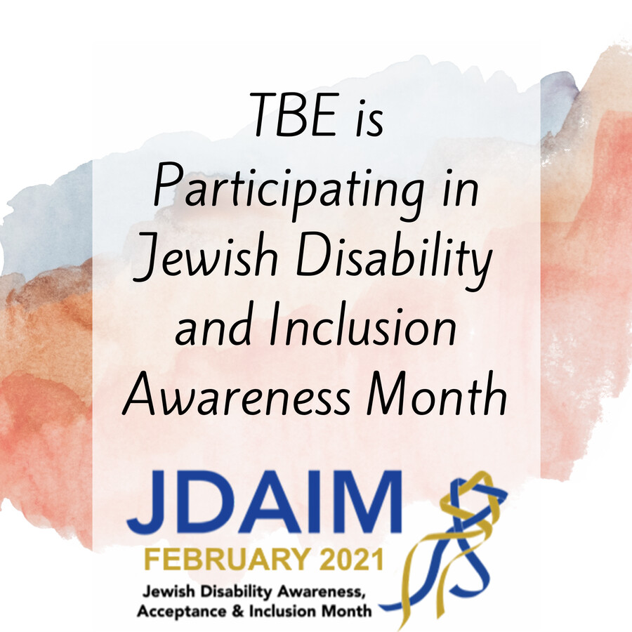 Jewish Disability and Inclusion Awareness Month, Feb 2021 by Karen ...