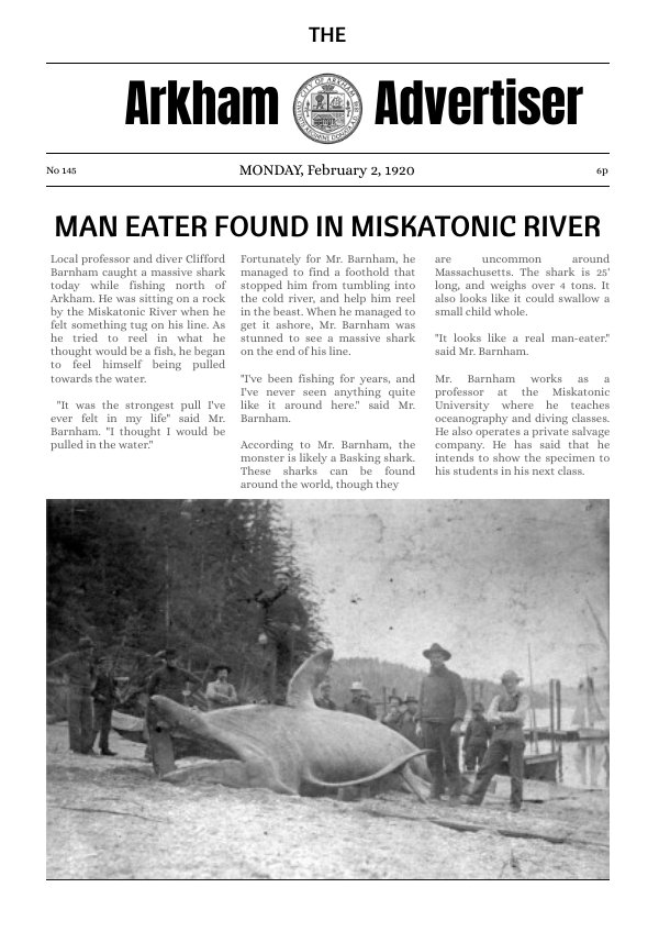 Arkham Advertiser Issue No. 1 by BD TinTin - Flipsnack