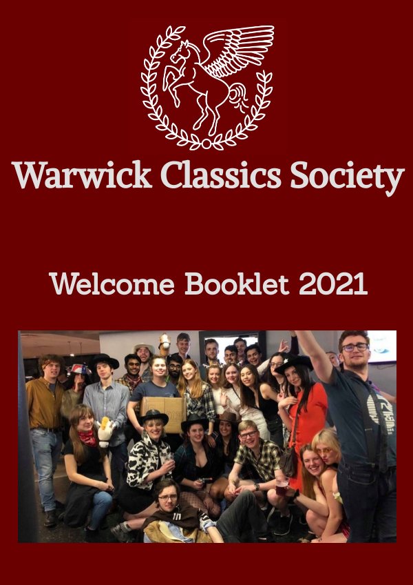 Warwick Classics Society Welcome Booklet 2021 by Annie O'Gorman - Flipsnack