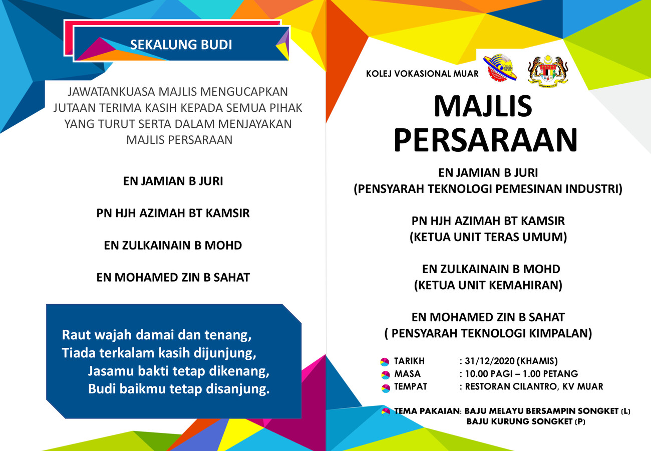 BUKU PROGRAM MAJLIS PERSARAAN by Akmal - Flipsnack