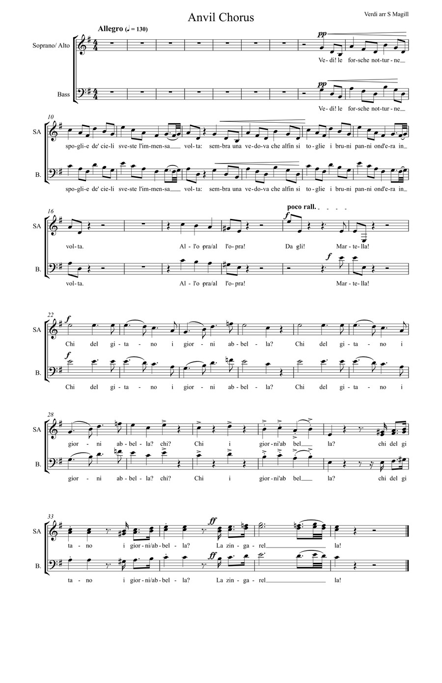 Anvil Chorus by Shirley Magill - Flipsnack