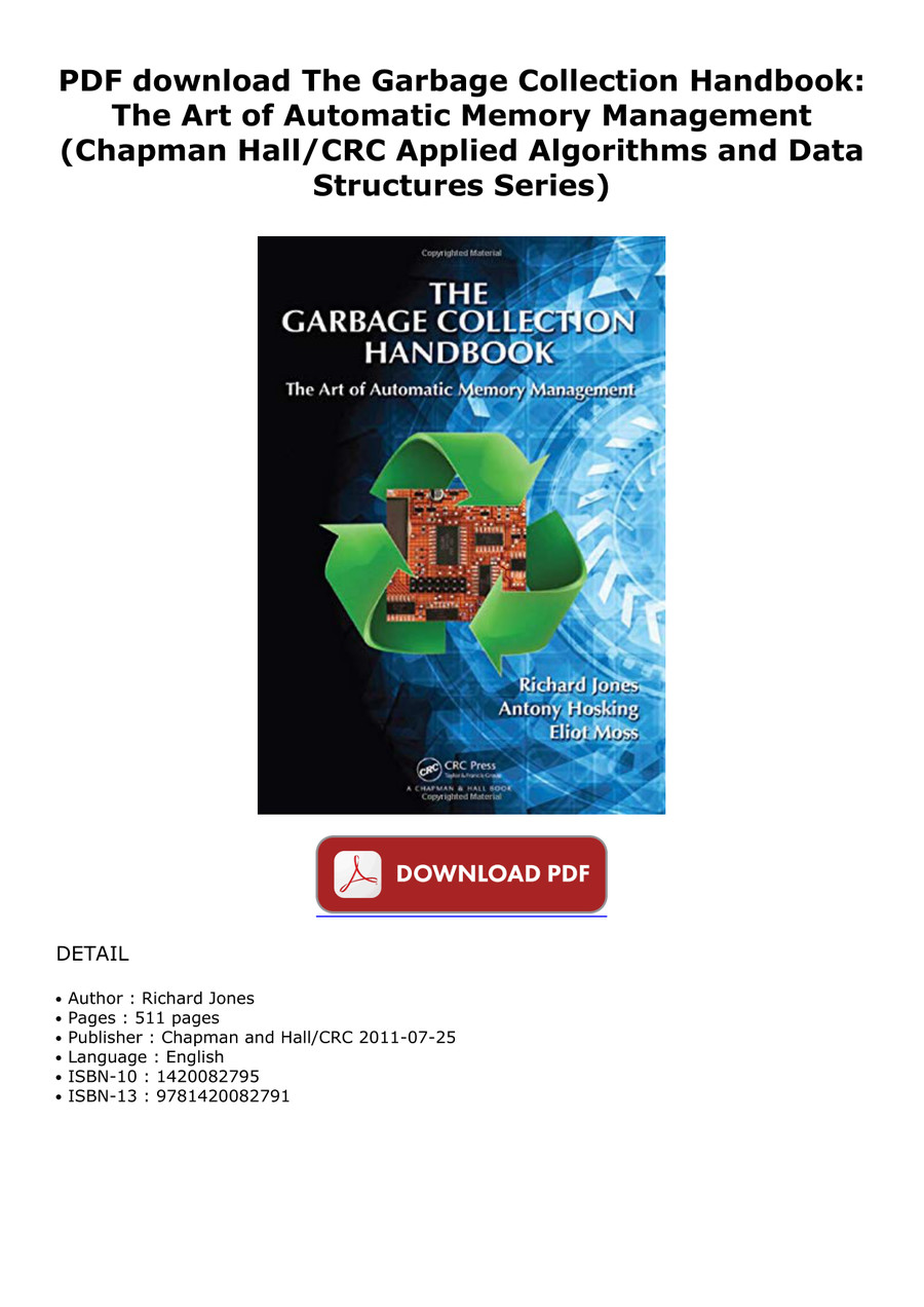 Pdf Download The Garbage Collection Handbook The Art Of Aut By Torp Flipsnack
