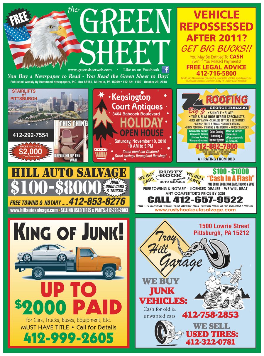 greensheet-10-29-18 by Dan Hammond - Flipsnack