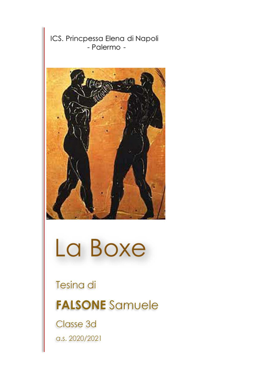 Tesina_La boxe by michele - Flipsnack