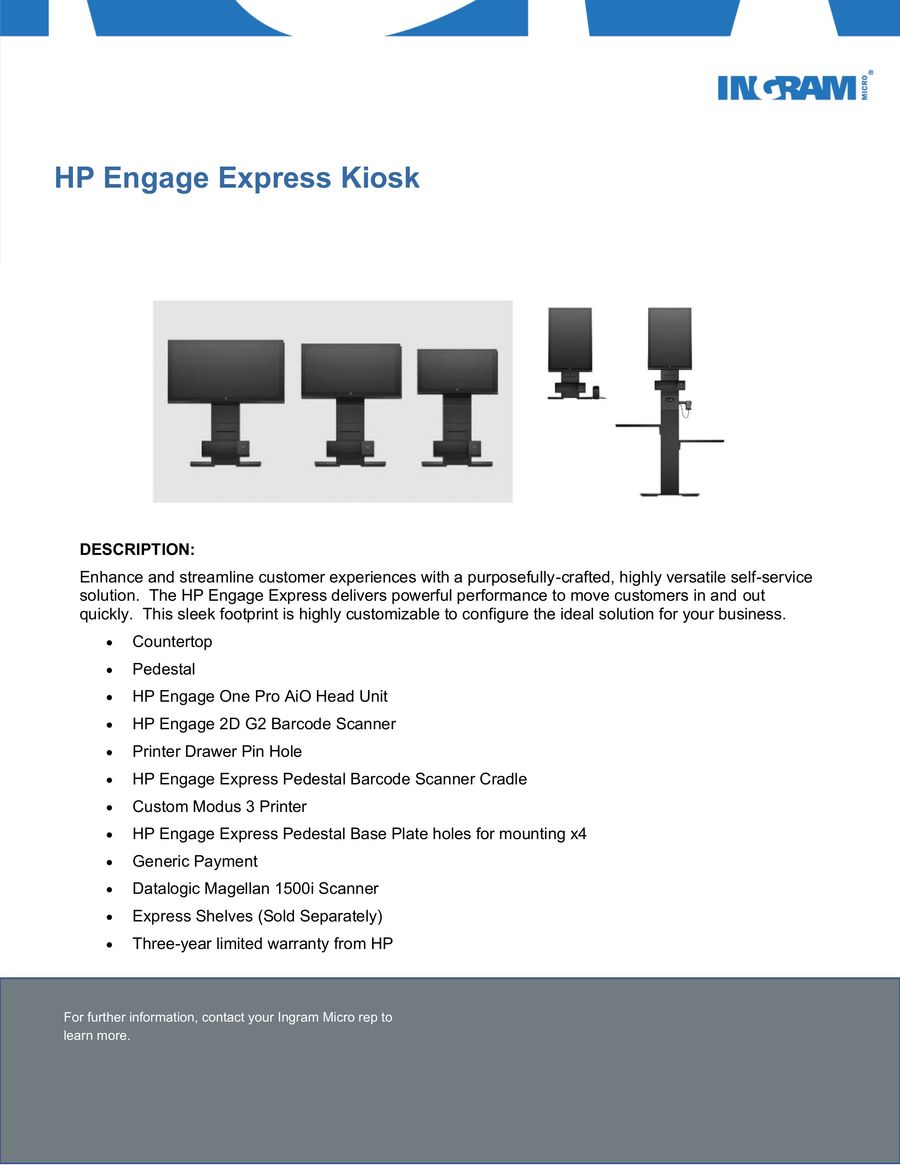 HP Engage Express Kiosk by Ingram Micro...