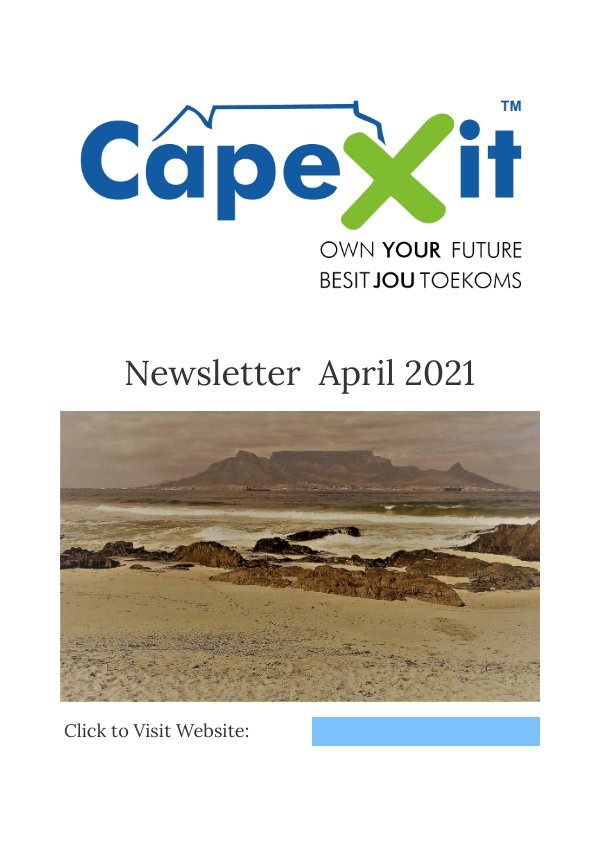 CapeXit Newsletter April 2021 by Rian Brandt - Flipsnack