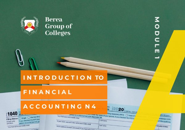 Introduction to Financial Accounting N4 - Module 1 by E-Publishing ...