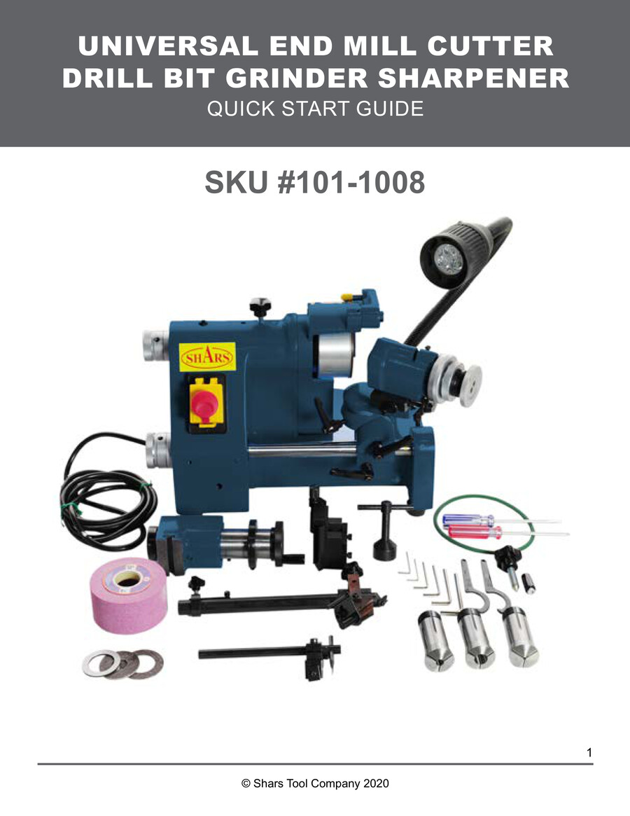 Cutter Sharpener Quick Start Guide by Shars Tool - Flipsnack