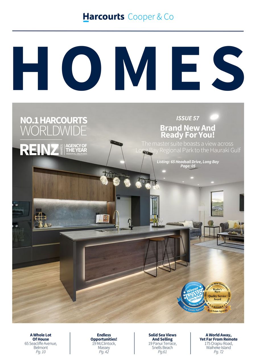 Homes Magazine Issue 57 by Harcourts Cooper & Co